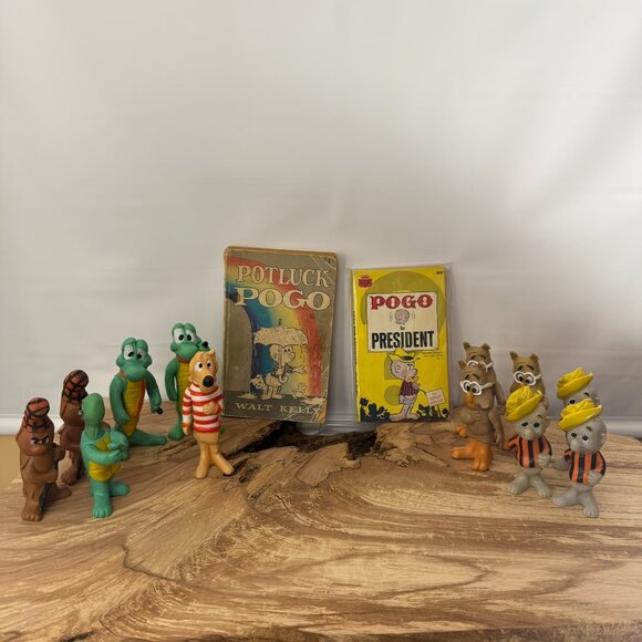 Other | Vintage 1969 Pogo Possum And Friends Posable Vinyl Figures Walt ...